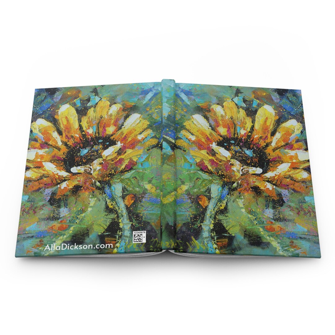Sunflower Journal Sunflower Notebook Sunflower Notepad Sunflower Gift ...