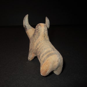 Indus Valley Harrapa Mohenjo Daro Large Terracotta Bichrome Zebu Bull ...