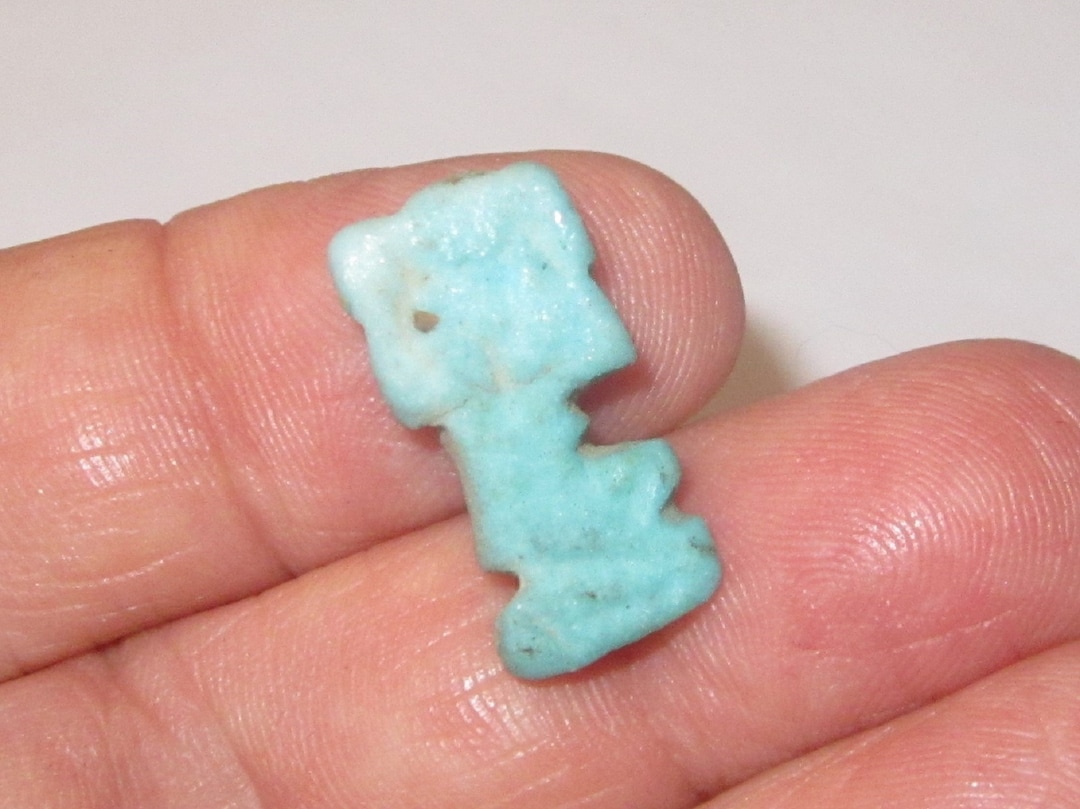 Ancient Egyptian Shu Amulet Faienced Paste Late Period 600-300 BC - Etsy