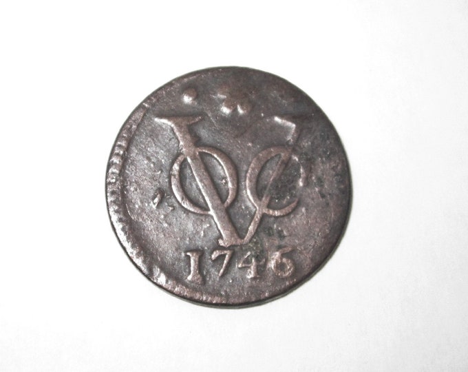RARE 1746 American Revolution Period Coin - Dutch Duit America's First ...
