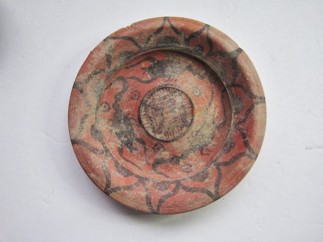Indus Valley Terracotta Dish 2000 BC With 3 Scorpions Encircling and ...