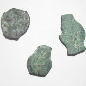 Judaea Bronze Prutah Lot of 3 to Clean Alexander Jannaeus, 104-76 BC ...