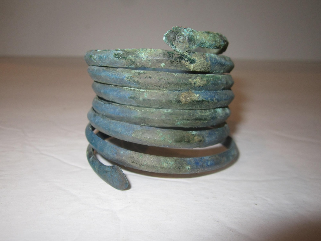 Viking Coiled Snake Type Battle Bracelet, 7 Coils, Excavated but ...