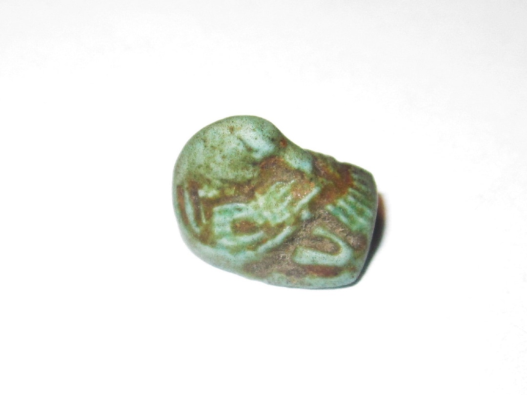 Authentic Egyptian Pharaohnic Scaraboid Amulet of a Trussed Duck With ...