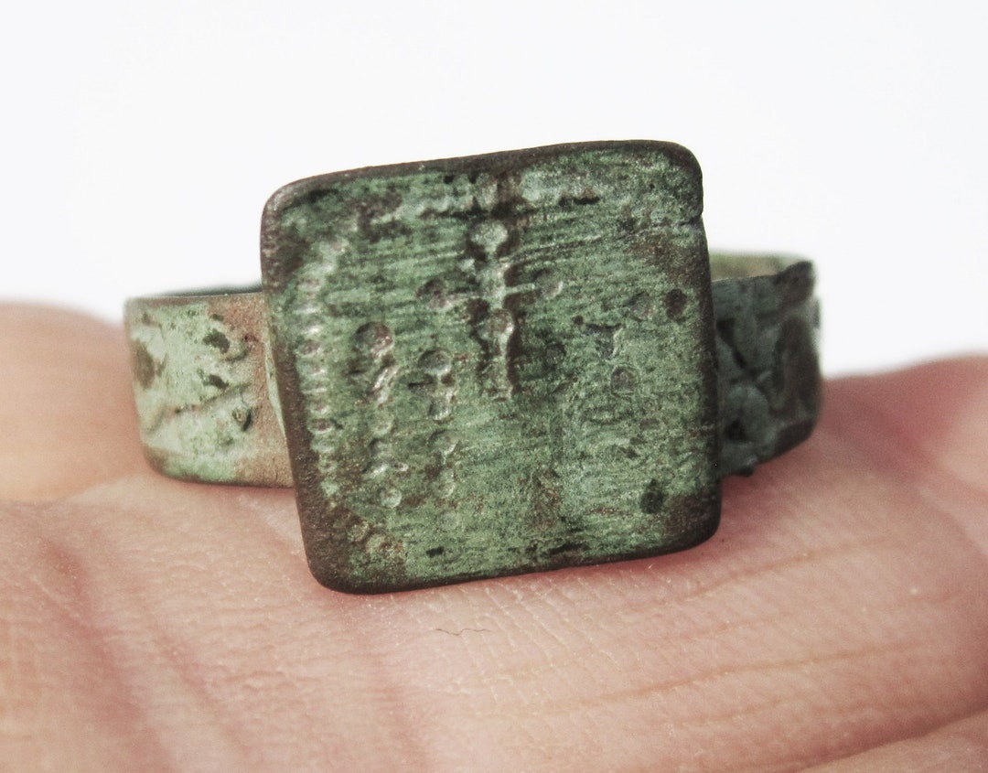 Jesuit IHS Ring Exceptional Excavated From Northern Europe From the ...