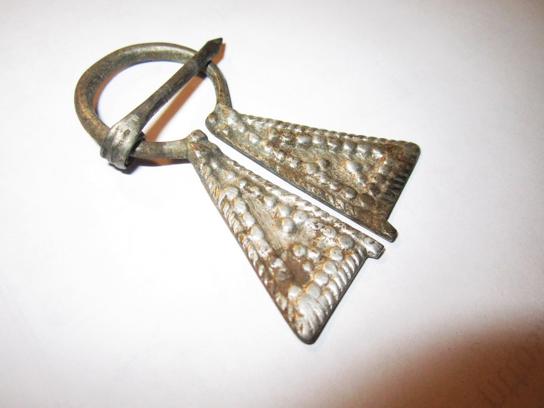 VIKING Silver Omega Penannular Goose Foot Fibula From Lake Ladoga ...