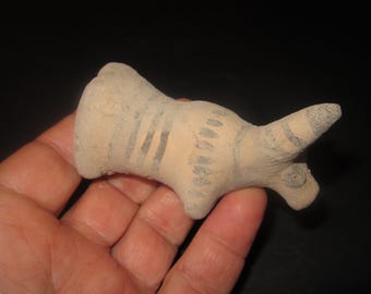 Indus Valley Harrapa Mohenjo Daroterracotta Bichrome Zebu Bull Statue ...
