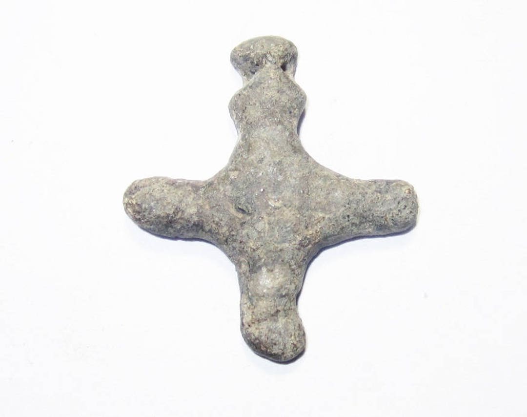 Viking Lead Cross Pendant - Heavy Exquisite Pectoral Cross, C. 1100 ...
