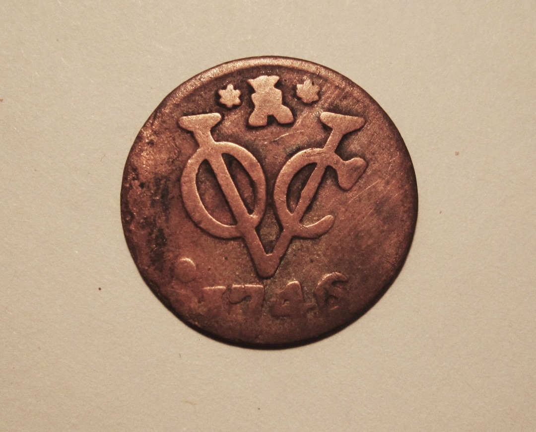 1746 American Revolution Period Coin Dutch Duit America's First New ...