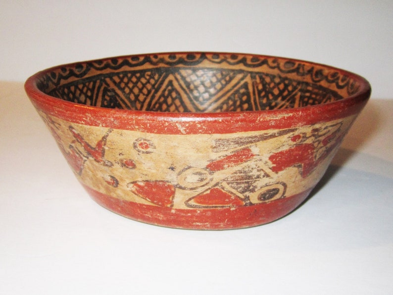 Authentic Mayan Ceramic Bowl: Honduran Late Classic Artifact - Etsy