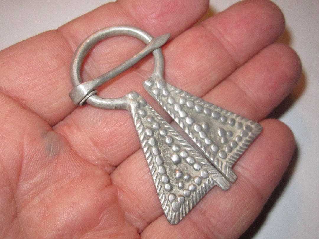 VIKING Silver Omega Penannular Goose Foot Fibula From Lake Ladoga ...