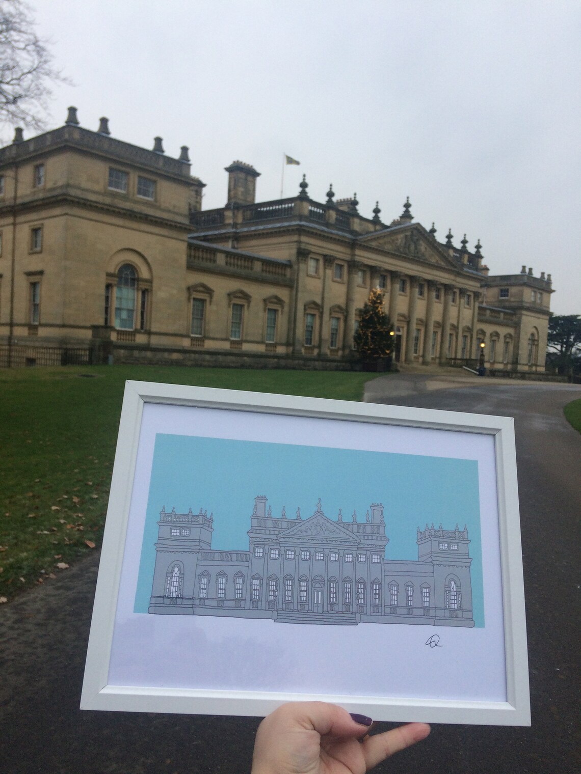 Custom Building Drawing A4 Print Illustrated Signed Print - Etsy