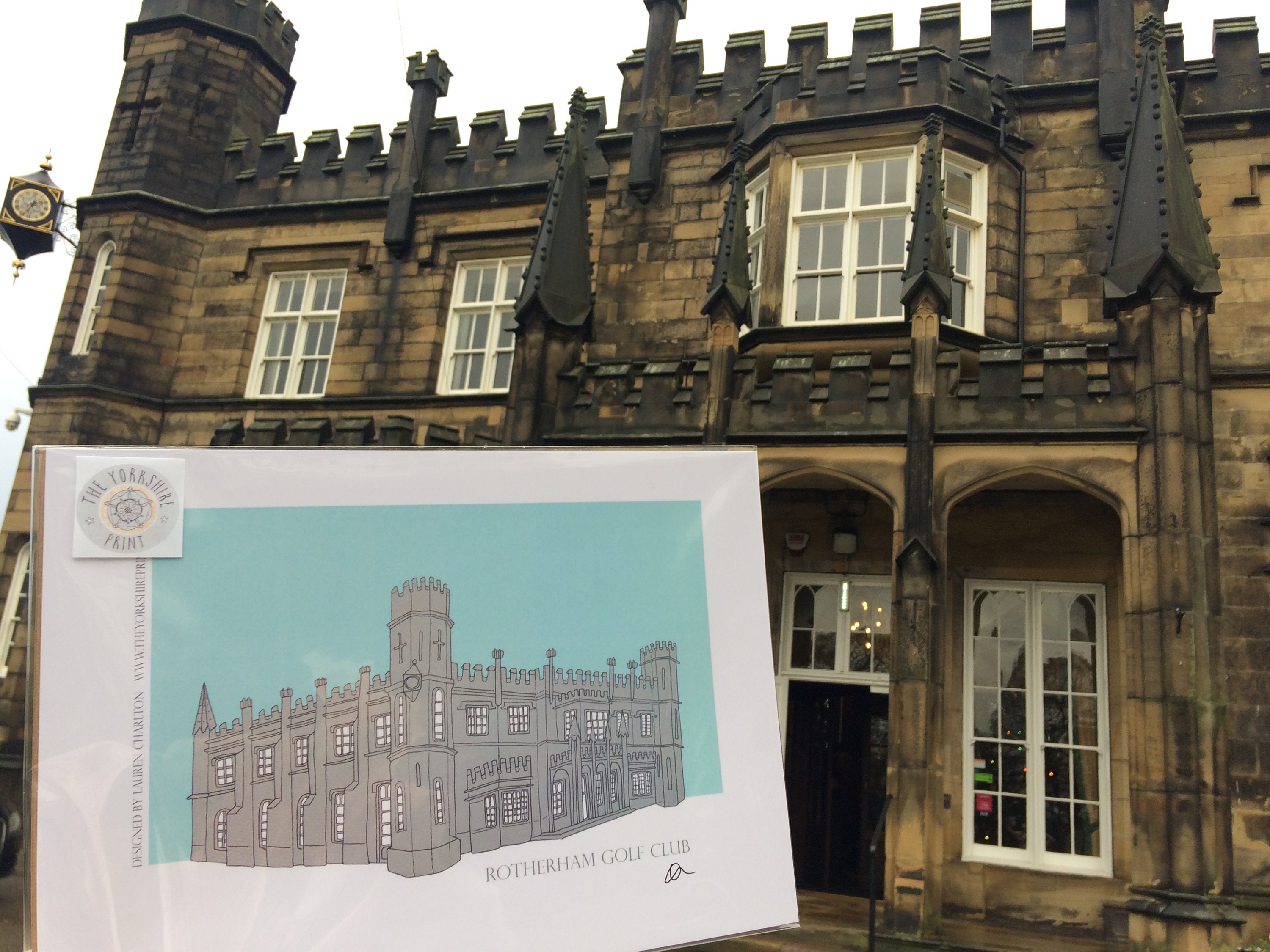 Custom Building Drawing A4 Print Illustrated Signed Print - Etsy