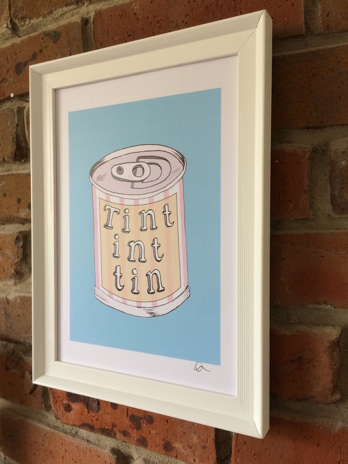 Framed 'tint Int Tin' Yorkshire Slogan Print Funny, Quotes Illustrated ...