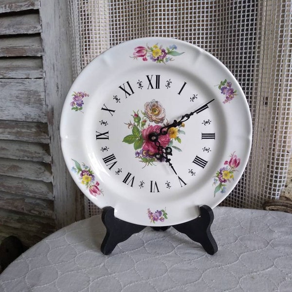 Ceramic Plate Clock - Etsy UK