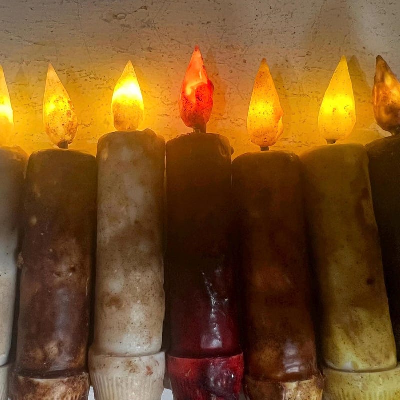 Battery Pink Candles - Etsy