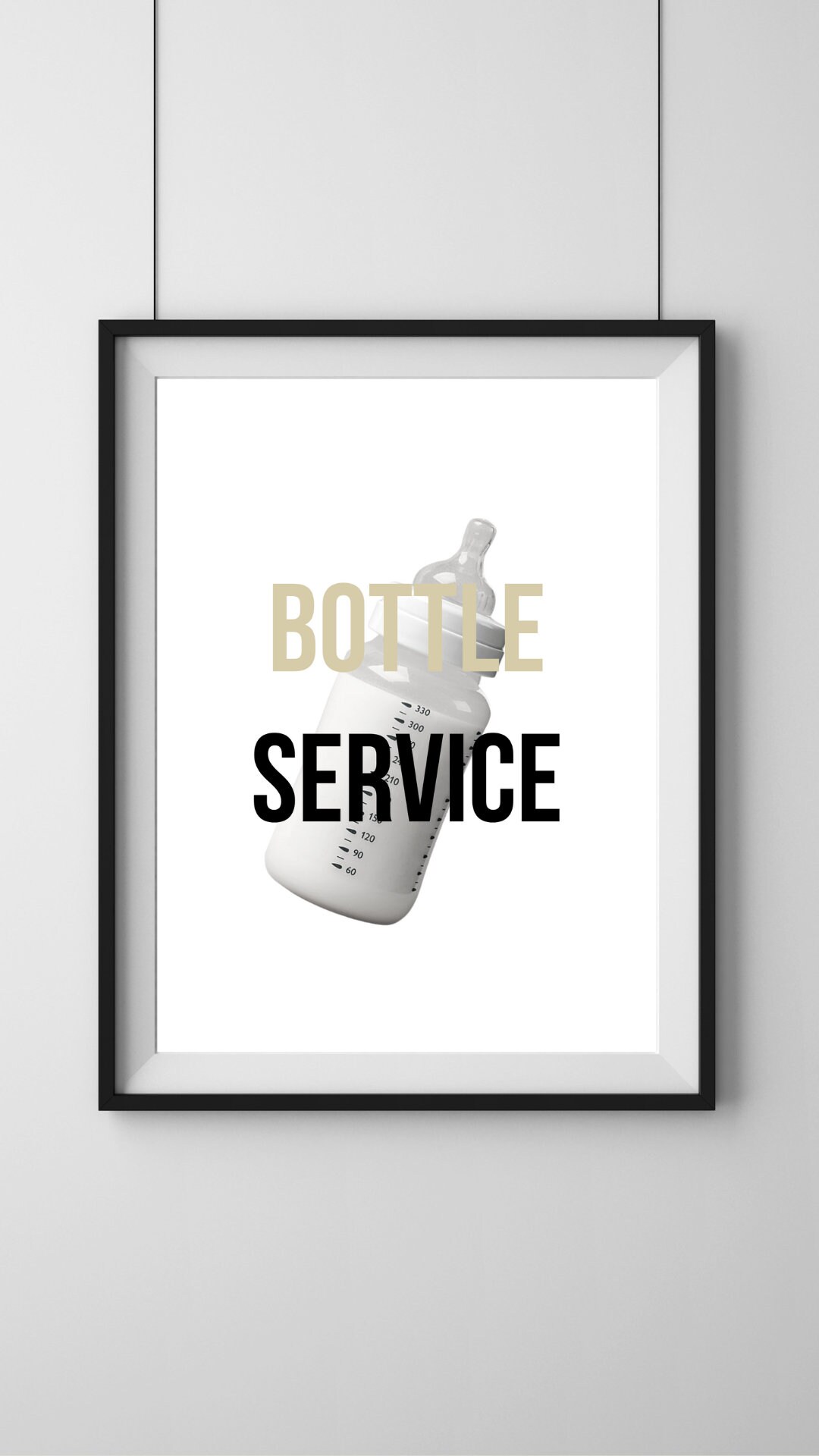 Bottle Service Sign | the Big One Birthday Sign | the Notorious One ...