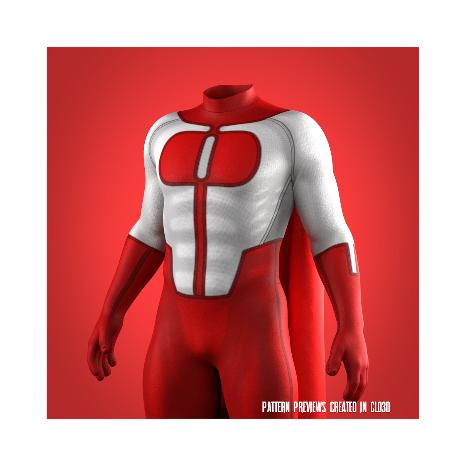 Omni-man Dye Sub Pattern Invincible MK1 Male Cosplay Bodysuit and Cape ...