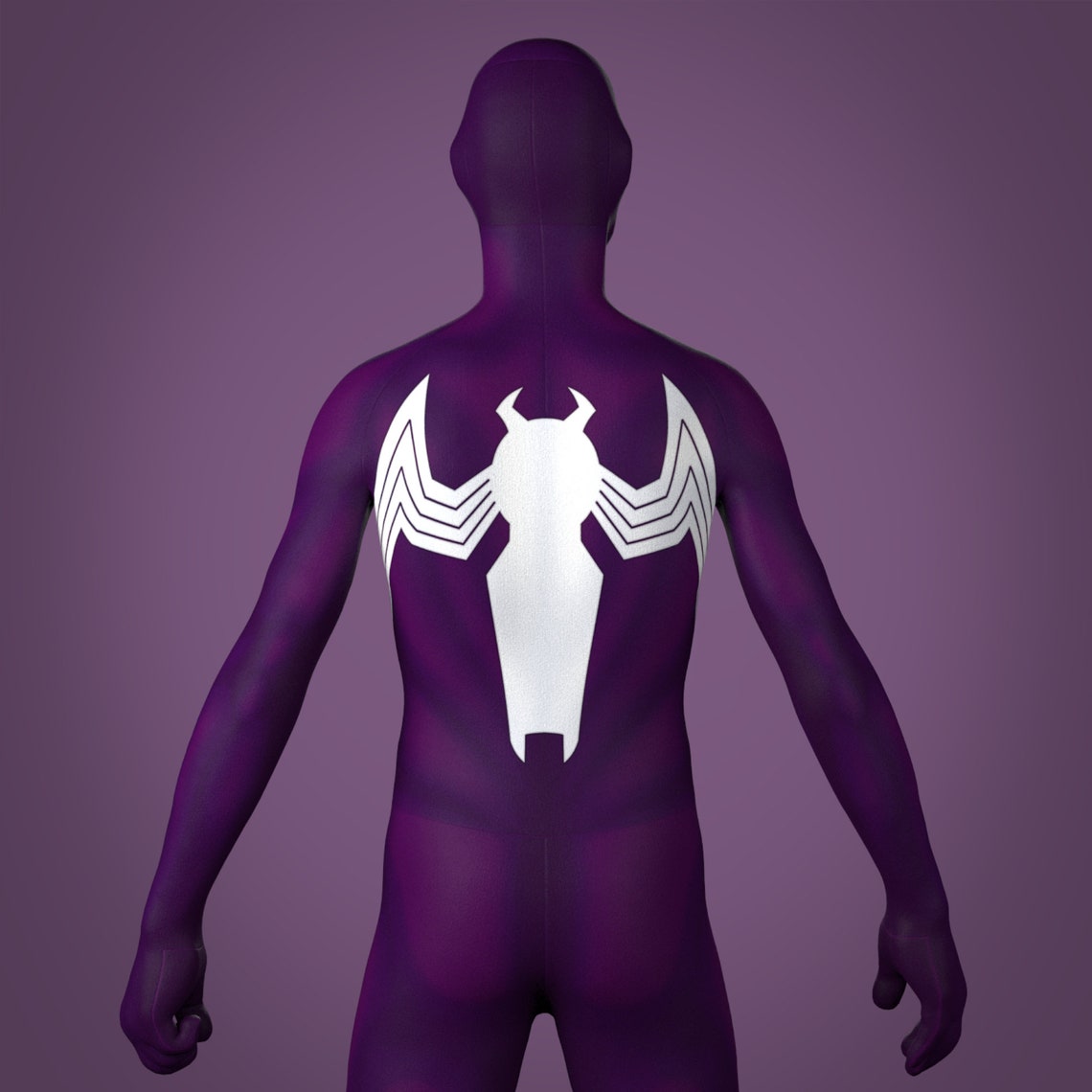 Ultimate Spider-man Sewing Pattern Symbiote Black Suit Cosplay Bodysuit ...