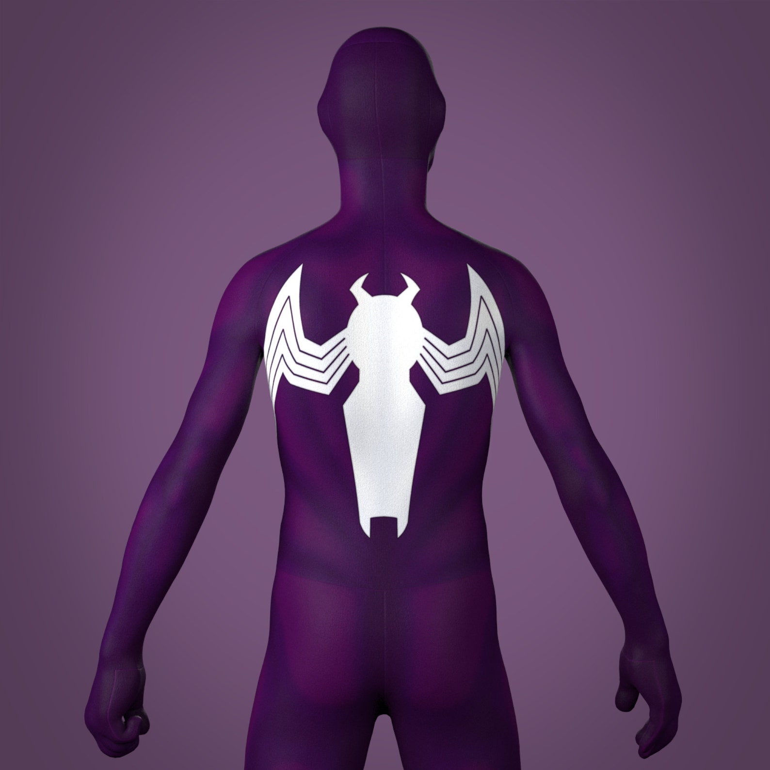 Ultimate Spider-man Sewing Pattern Symbiote Black Suit Cosplay Bodysuit ...