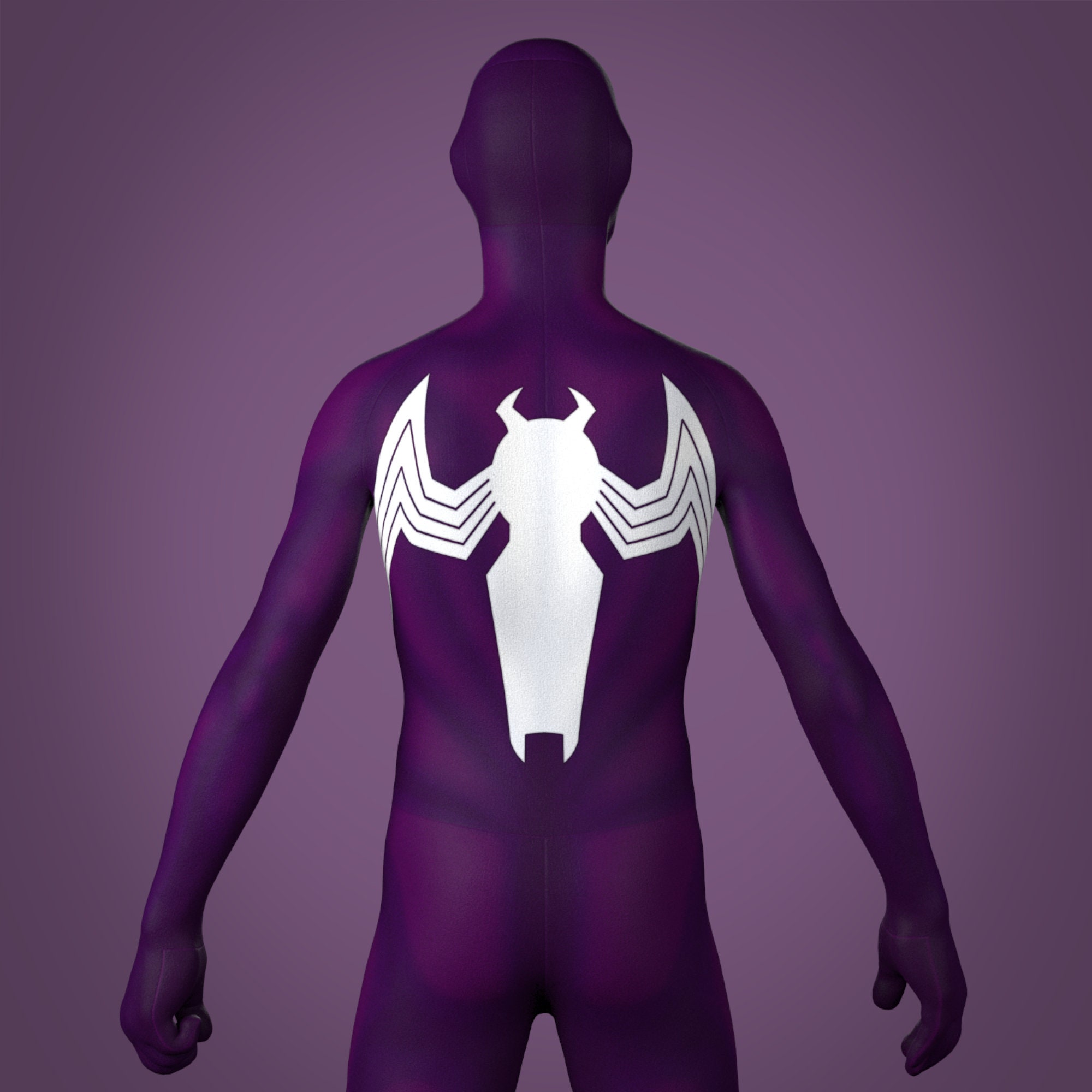 Ultimate Spider-man Sewing Pattern Symbiote Black Suit Cosplay Bodysuit ...