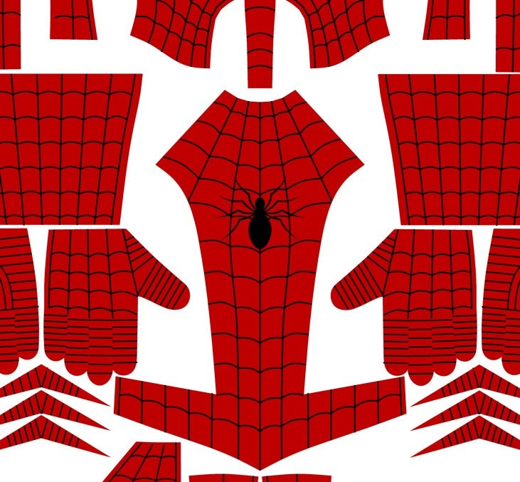 Spiderman Sewing Pattern