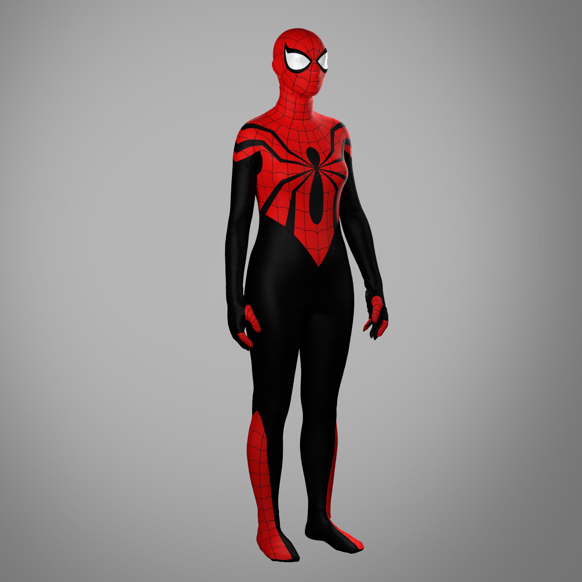 Spider-girl Sewing/dye Sub Pattern Mayday Parker Female Cosplay ...