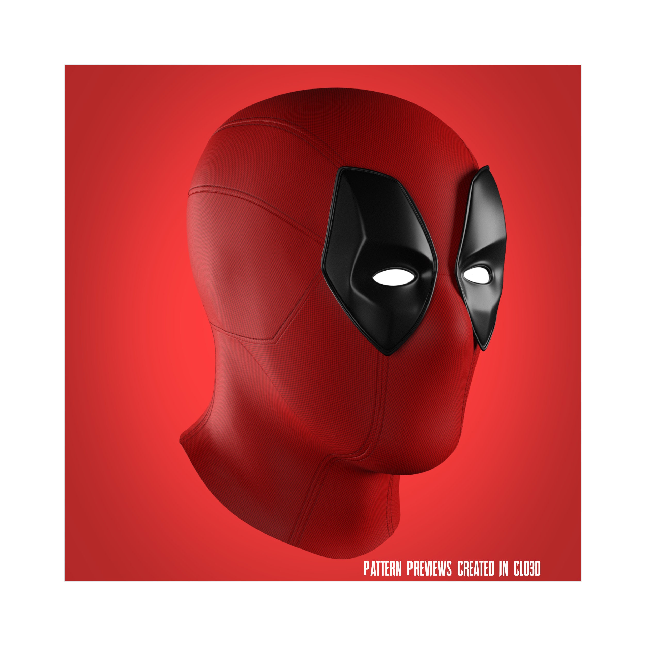 Deadpool & Wolverine Mask Sewing Pattern for Superhero Cosplay - Etsy