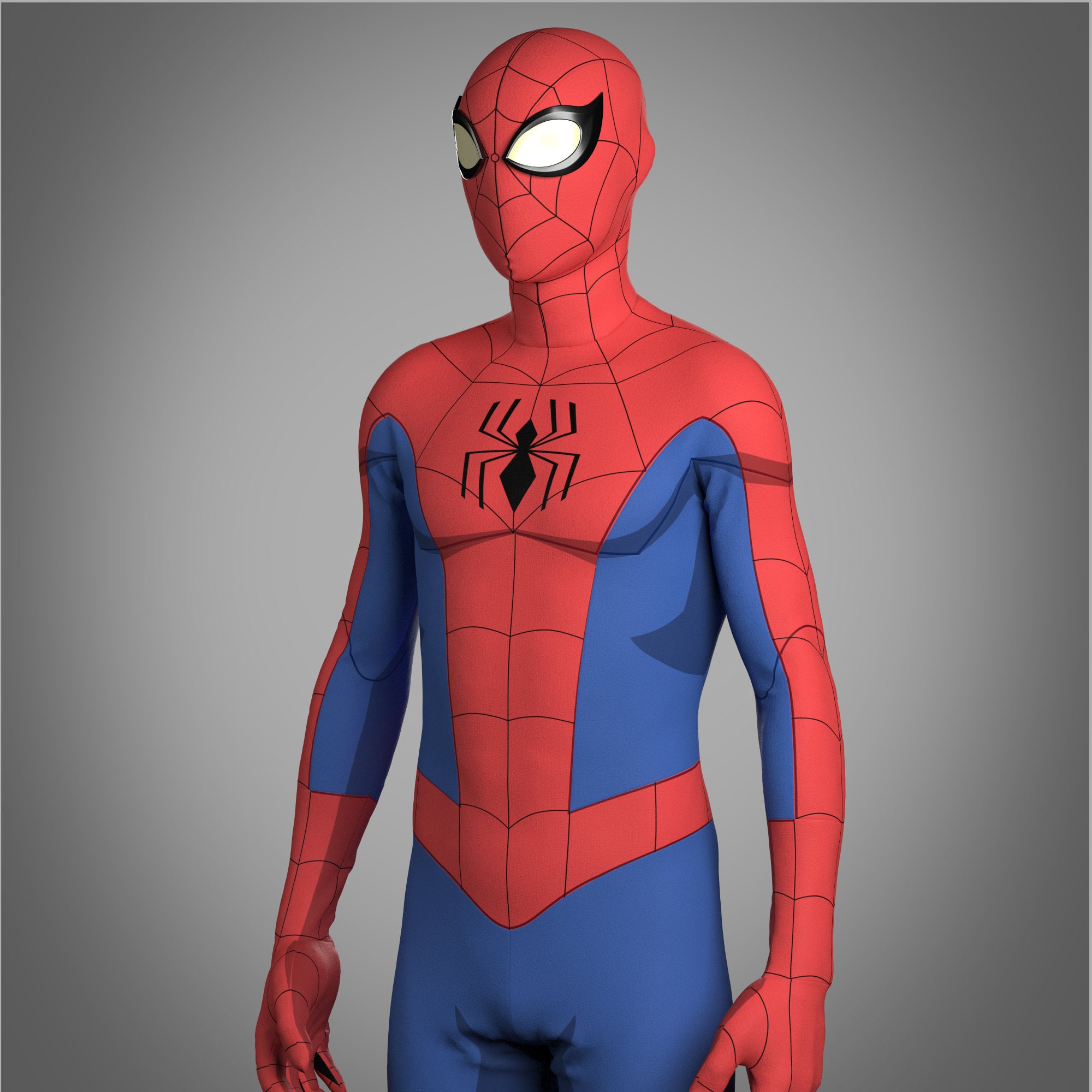 Spectacular Spider-man Sewing/dye Sub Pattern Male Cosplay Bodysuit - Etsy