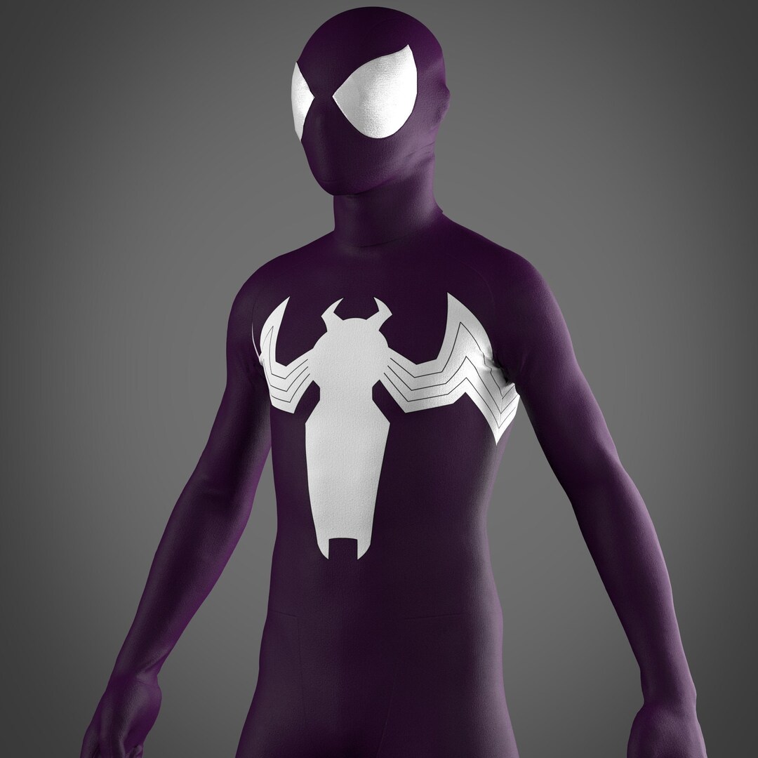 Ultimate Spider-man Sewing Pattern Symbiote Black Suit Male - Etsy