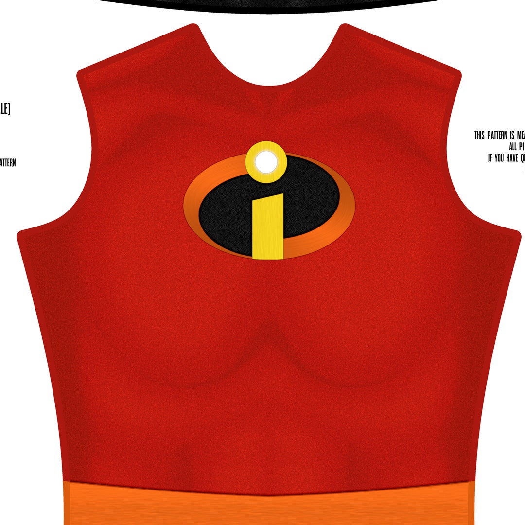 The Incredibles female Dye Sub Pattern Cosplay Bodysuit - Etsy