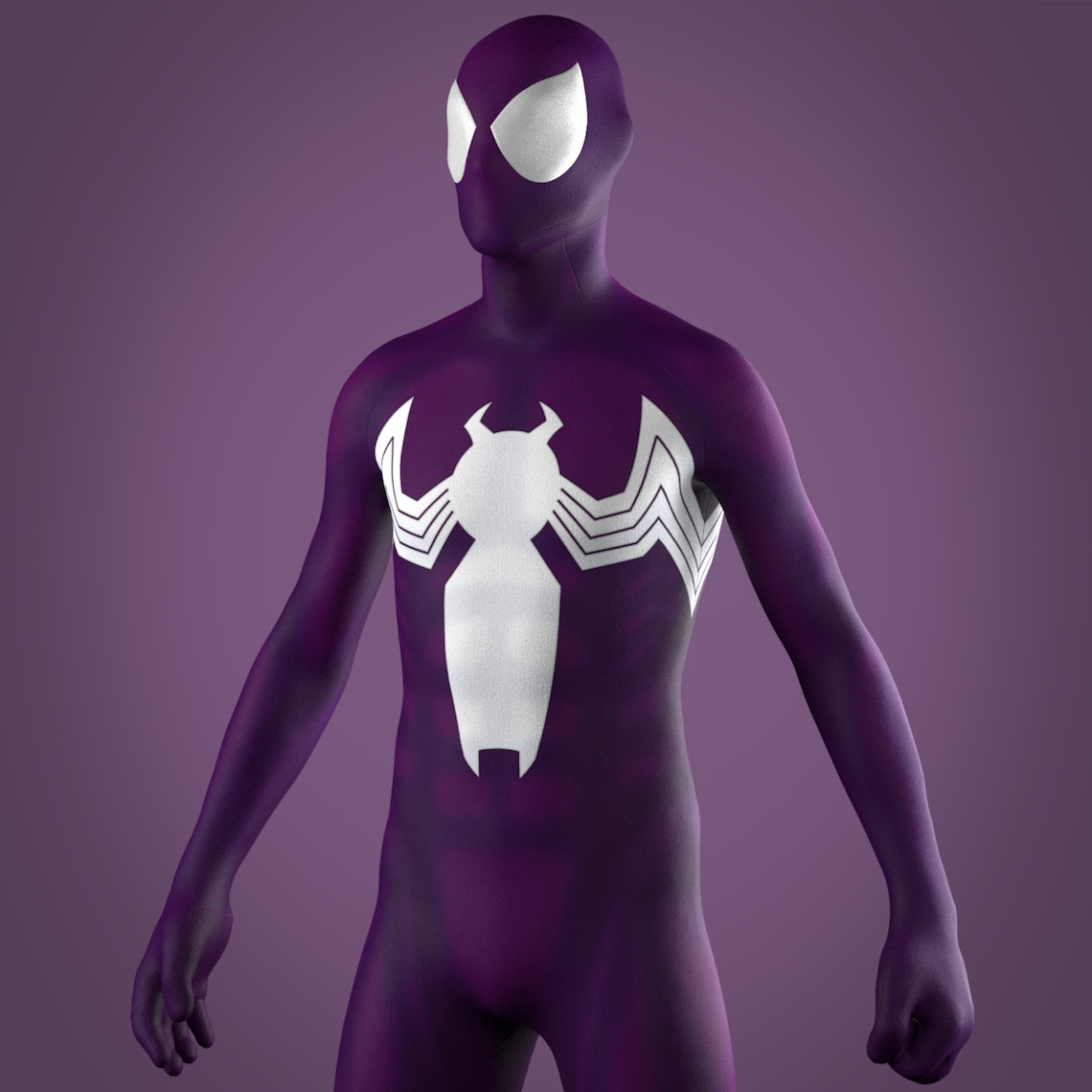 Ultimate Spider-man Sewing Pattern Symbiote Black Suit Cosplay Bodysuit ...