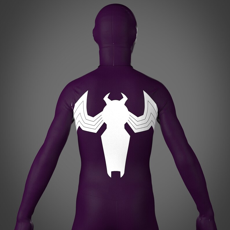 Ultimate Spider-man Sewing Pattern Symbiote Black Suit Male - Etsy