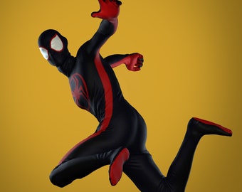 Spider-man 2099 Sewing/dye Sub Pattern Across the Spider-verse - Etsy