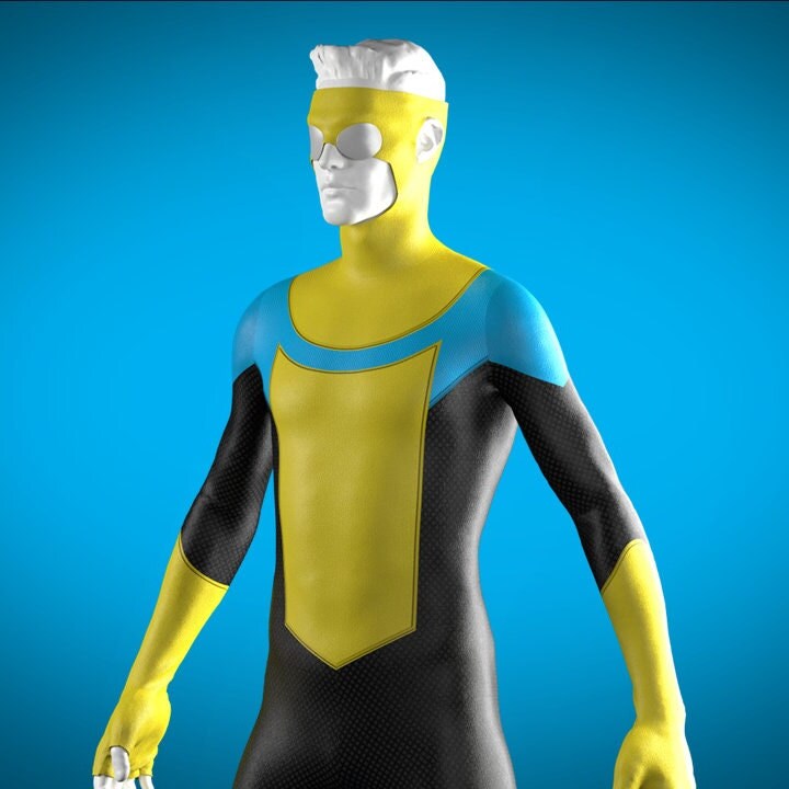 Invincible comic Sewing and Dye Sub Pattern Cosplay Bodysuit Male - Etsy