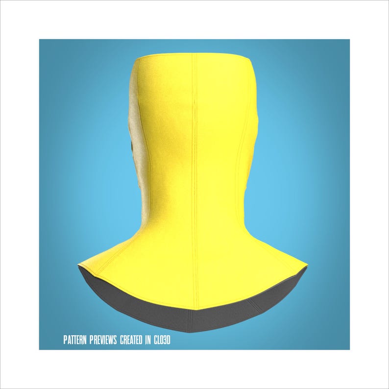 Invincible Mask and Cowl Sewing Pattern Superhero Cosplay - Etsy Canada