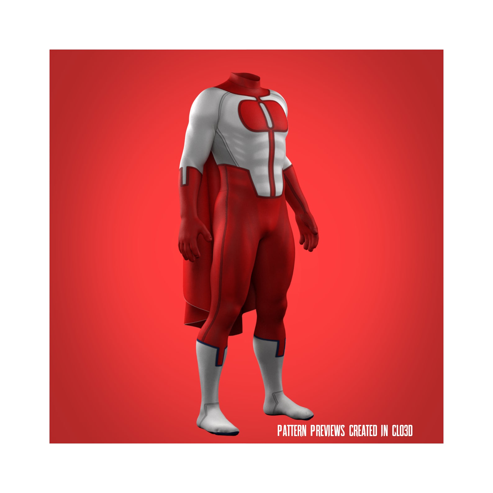 Omni-man Dye Sub Pattern Invincible MK1 Male Cosplay Bodysuit and Cape ...