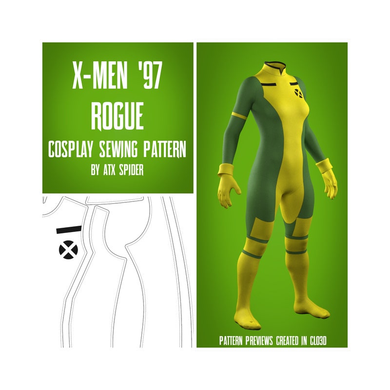 Rogue Cosplay - Etsy UK