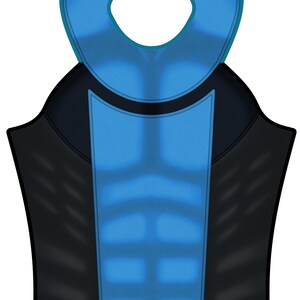 Invincible Blue Suit Dye Sub Pattern Male Superhero Cosplay Bodysuit ...