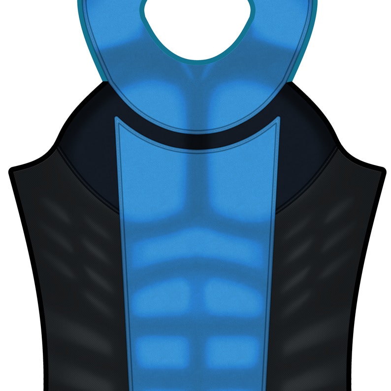 Invincible Blue Suit Dye Sub Pattern Male Superhero Cosplay Bodysuit - Etsy