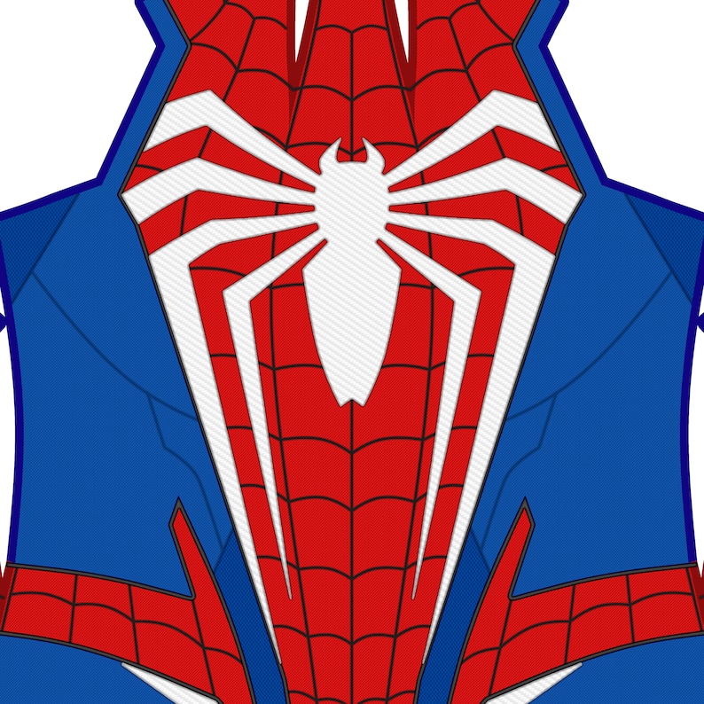 Spider-man Dye Sub Pattern Advanced Suit 2.0 Suit Style I Cosplay ...