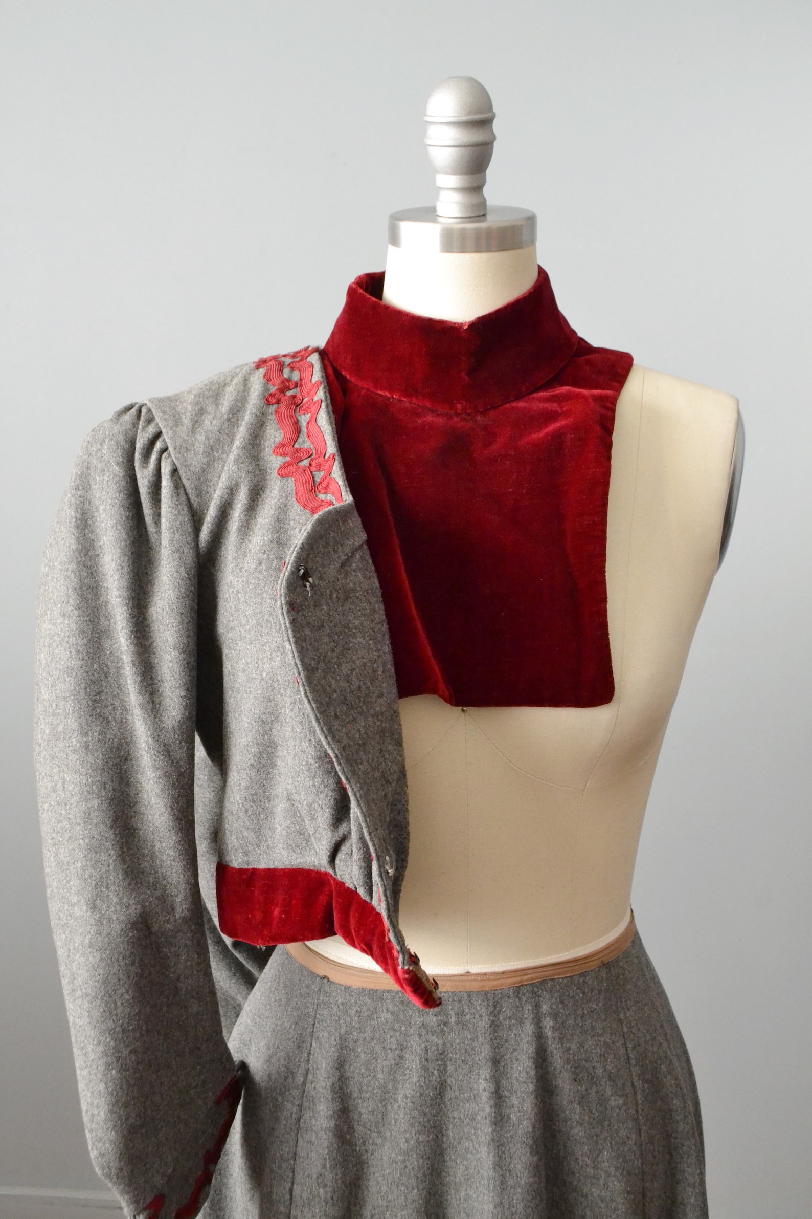 Victorian Suit / Late 1800s Winter Suit / Victorian Skirt and Jacket ...