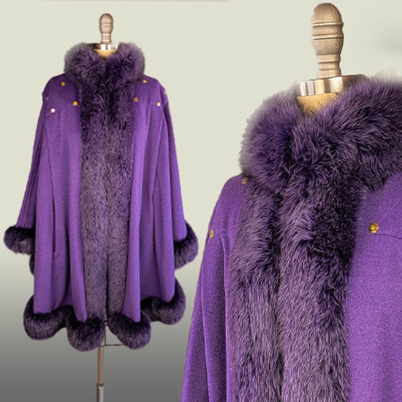 Purple Cape - Etsy UK