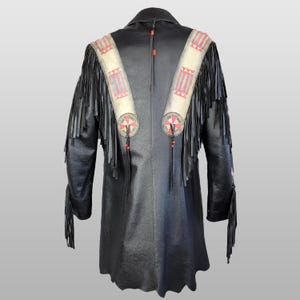 Wilderness Wayne Jacket / Front Street Leather Jacket / Fringed Leather ...