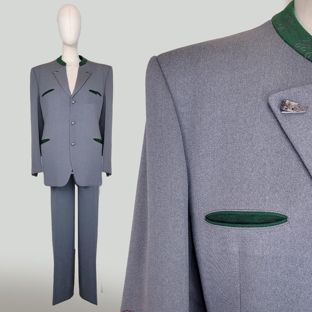 1960s Austrian Suit / Men's Bavarian Suit / Oktoberfest Suit / Size ...