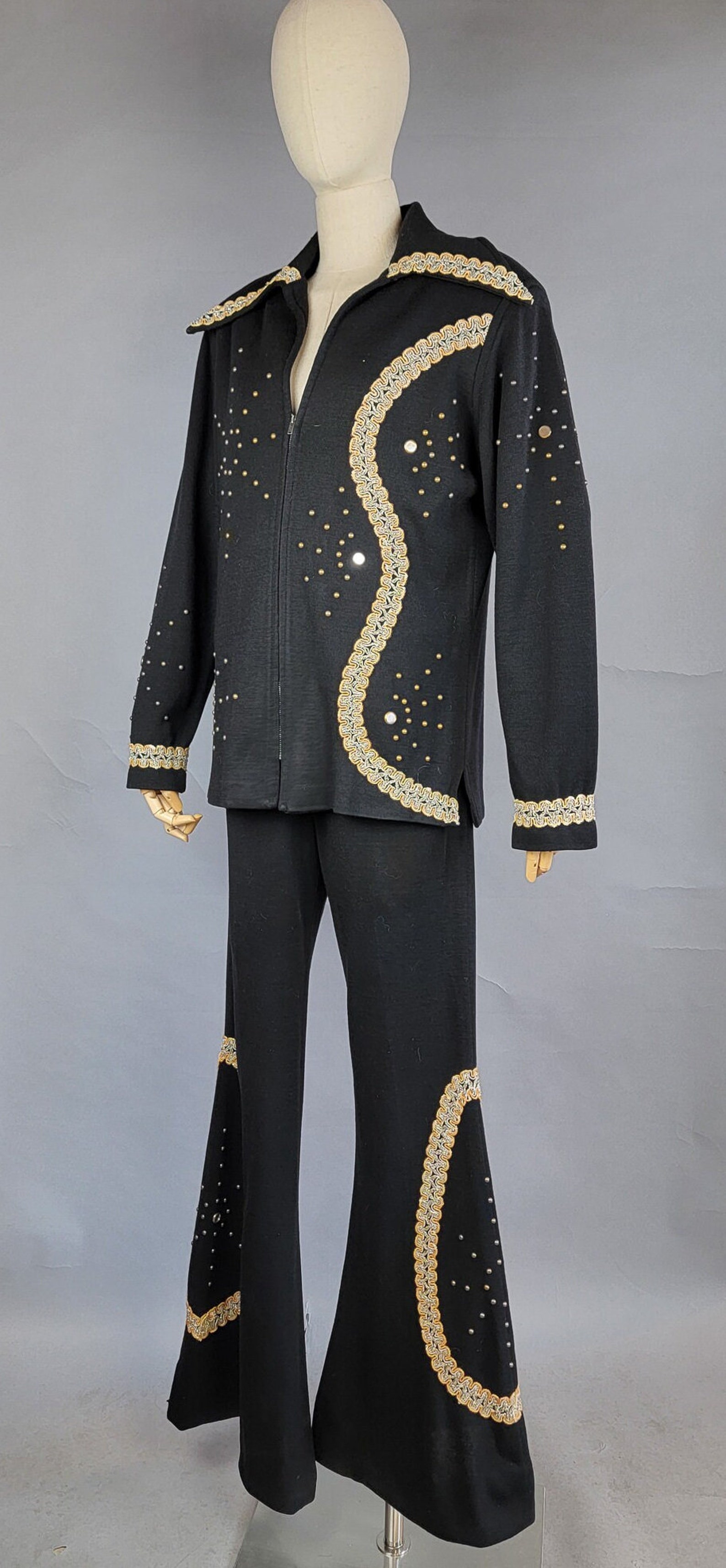 1960s Rock N Roll Suit / Elvis Suit / Glam Rocker Outfit / Authentic ...