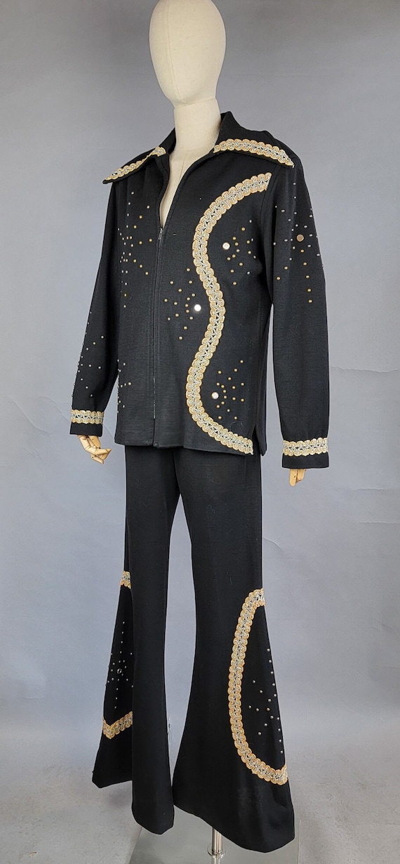 1960s Rock n Roll Suit / Elvis Suit / Glam Rocker Out… - Gem