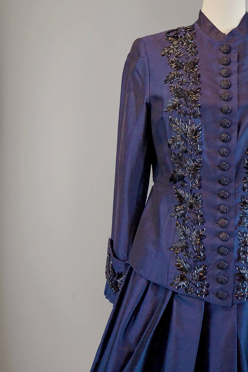 Victorian Dress / Victorian Reproduction / 1980s J. Peterman - Etsy