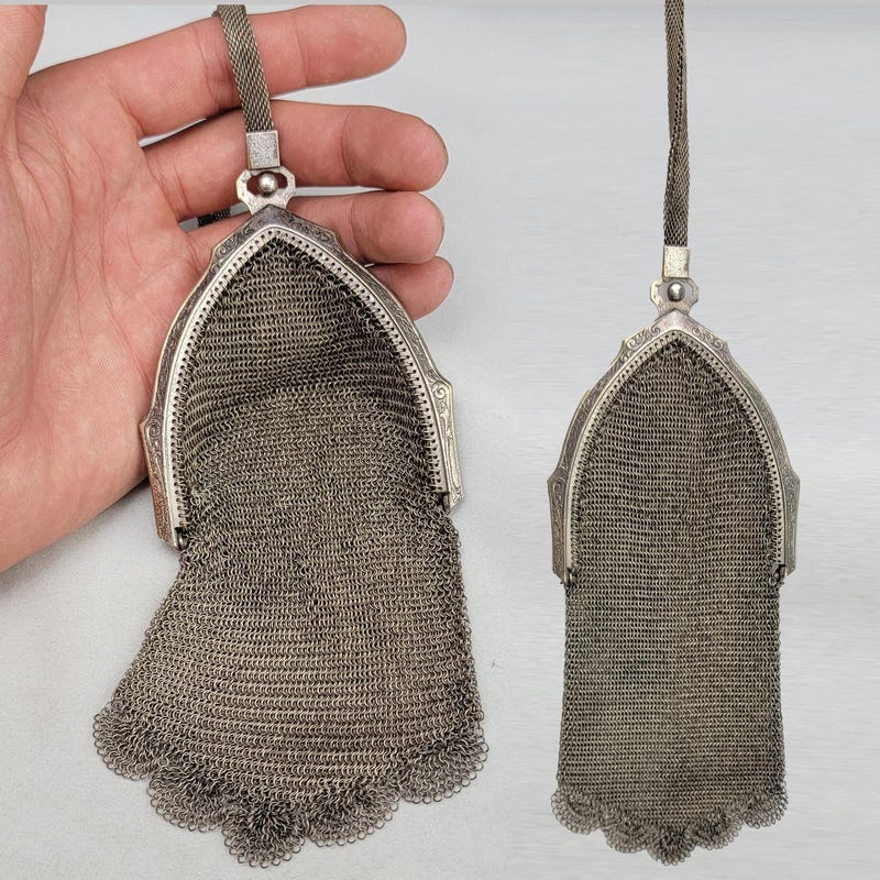 Vintage Mesh Purse - Etsy