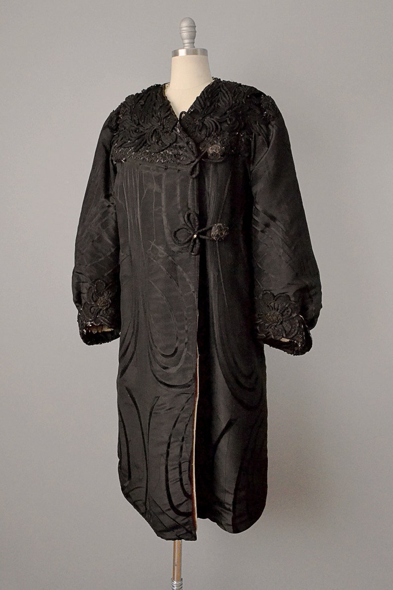 1800s Coat // Victorian Embellished Silk Coat / Victorian | Etsy